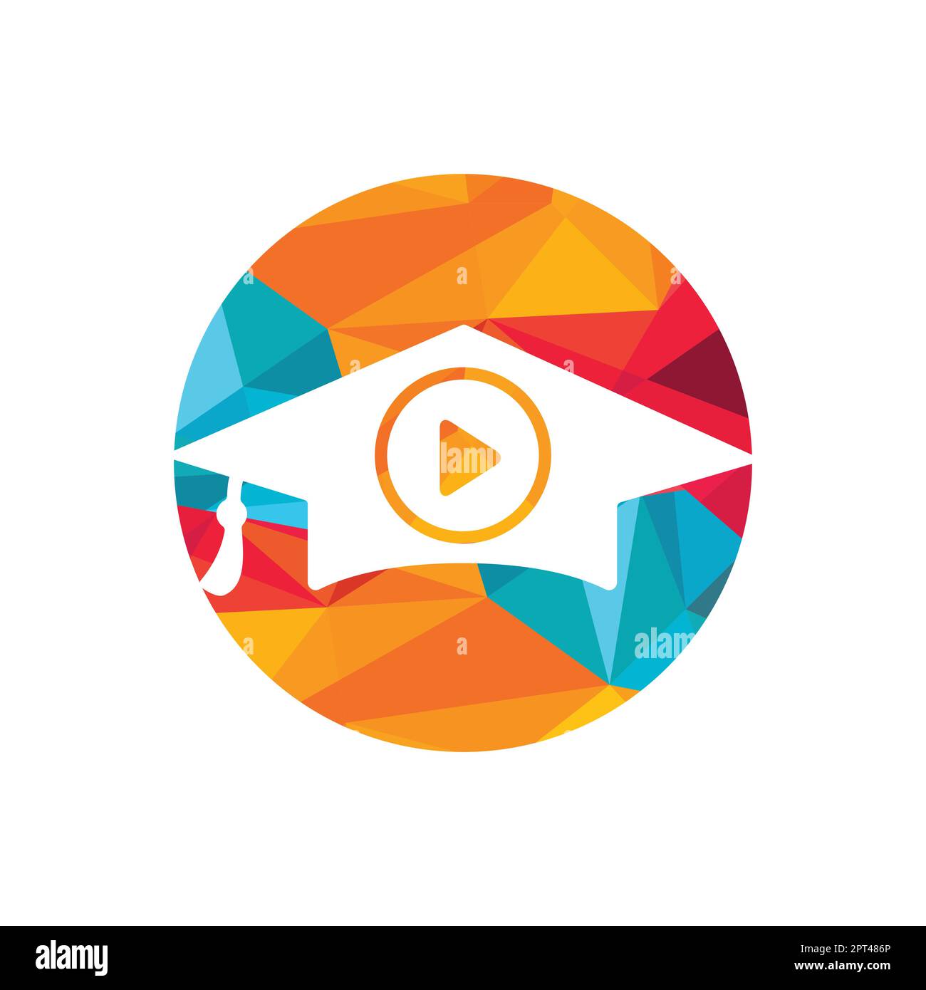 Video learning education vector logo design template. Media education ...