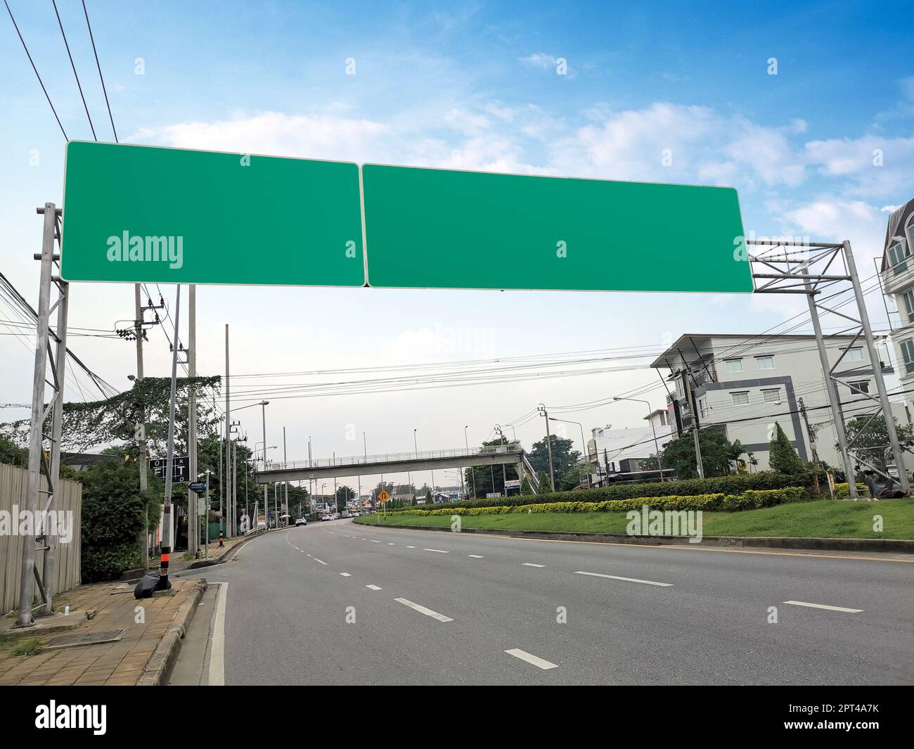 highway road sign in Thailand Stock Photo - Alamy