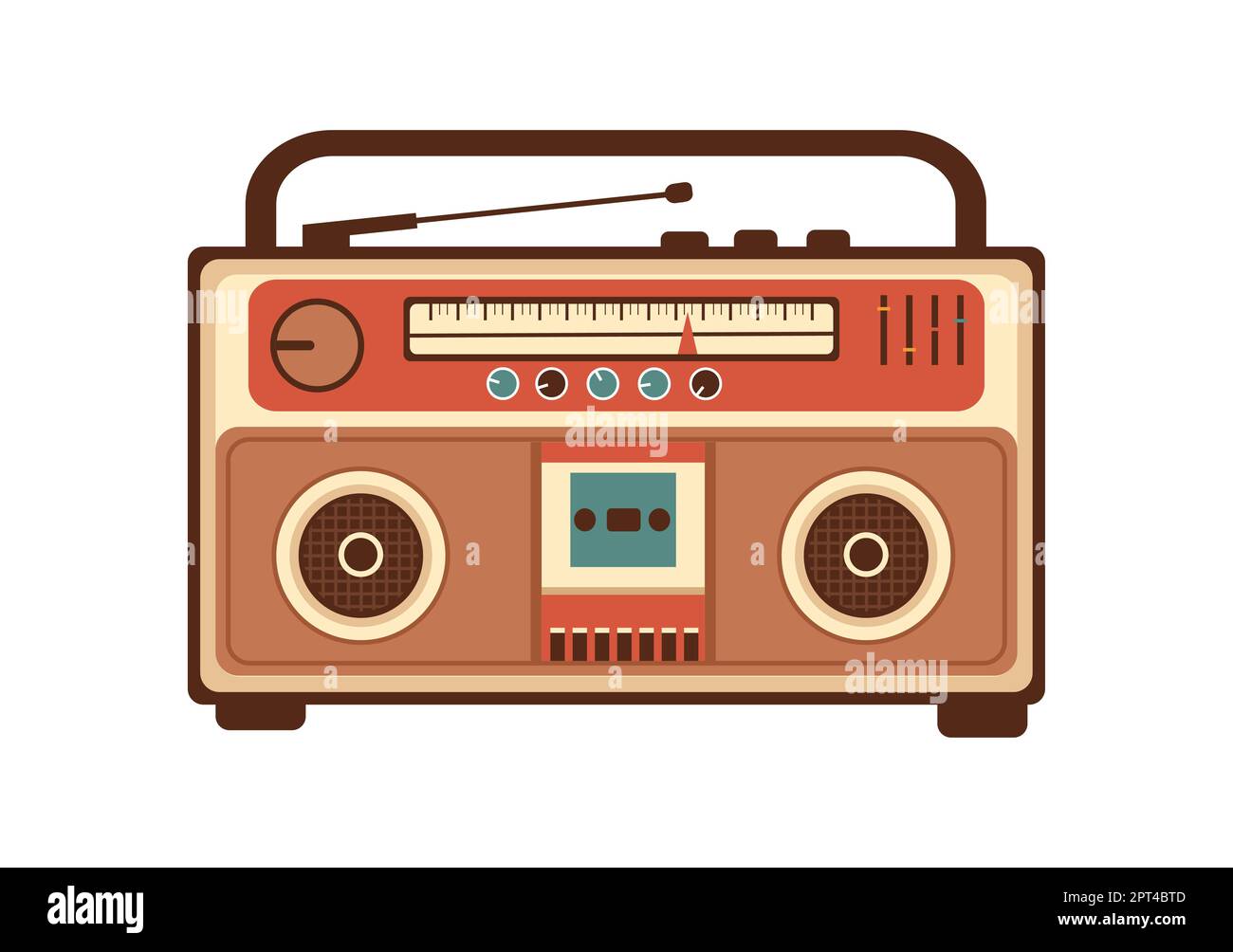 Retro Radio Player Style for Record, Old Receiver, Interviews Celebrity ...