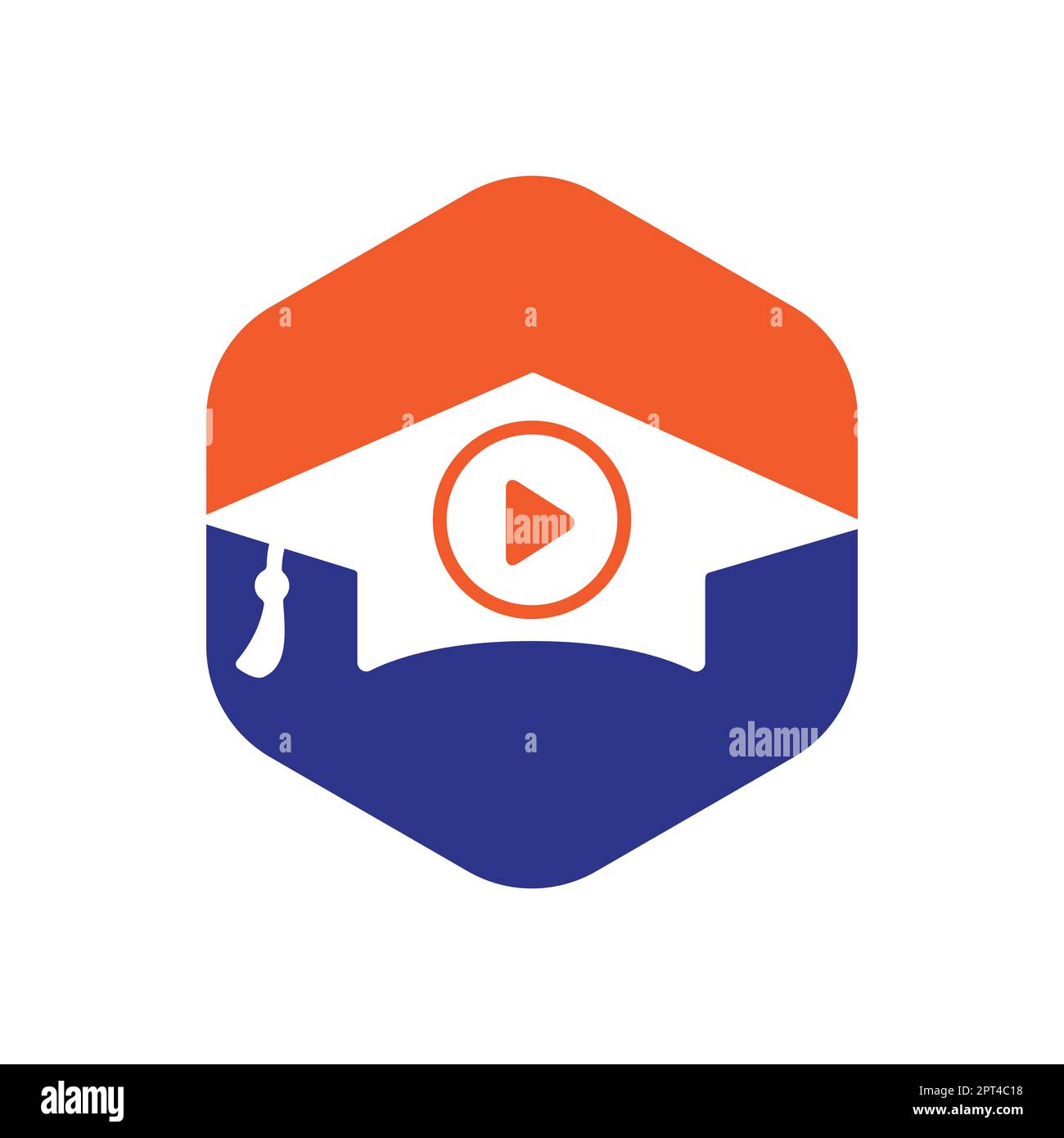 Video learning education vector logo design template. Media education ...