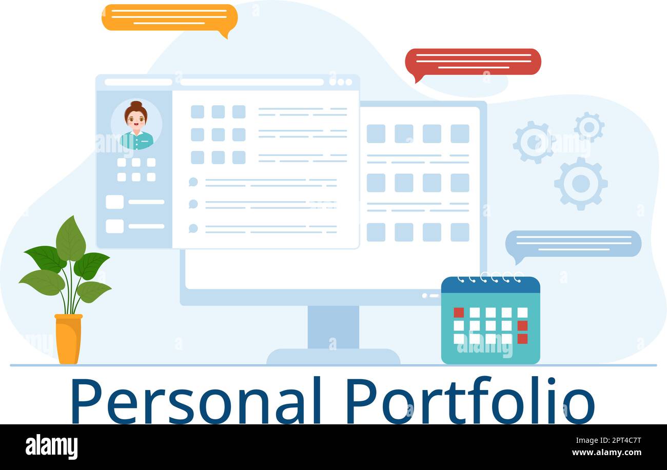 Personal Portfolio with Profile Data, Resume or Self Improvement to ...