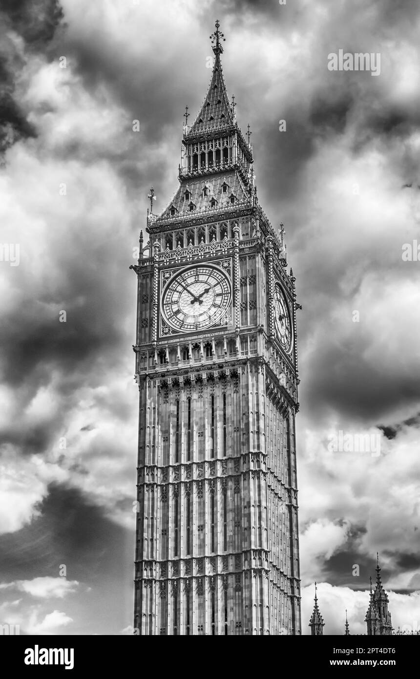 The Big Ben, part of the Houses of Parliament and iconic landmark of ...