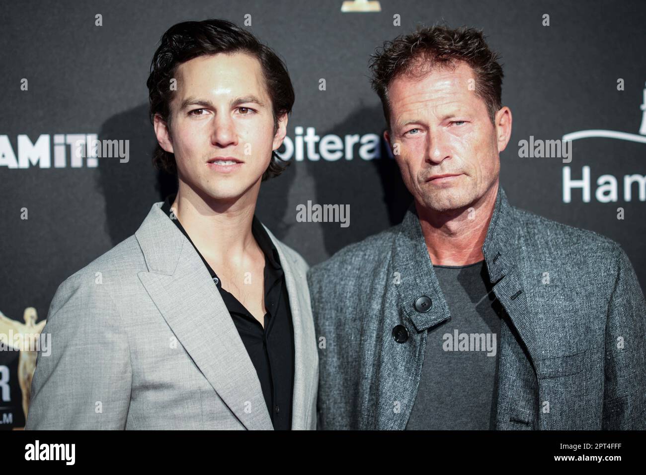 Hamburg, Germany. 27th Apr, 2023. Actors Til Schweiger (r), and Tim ...