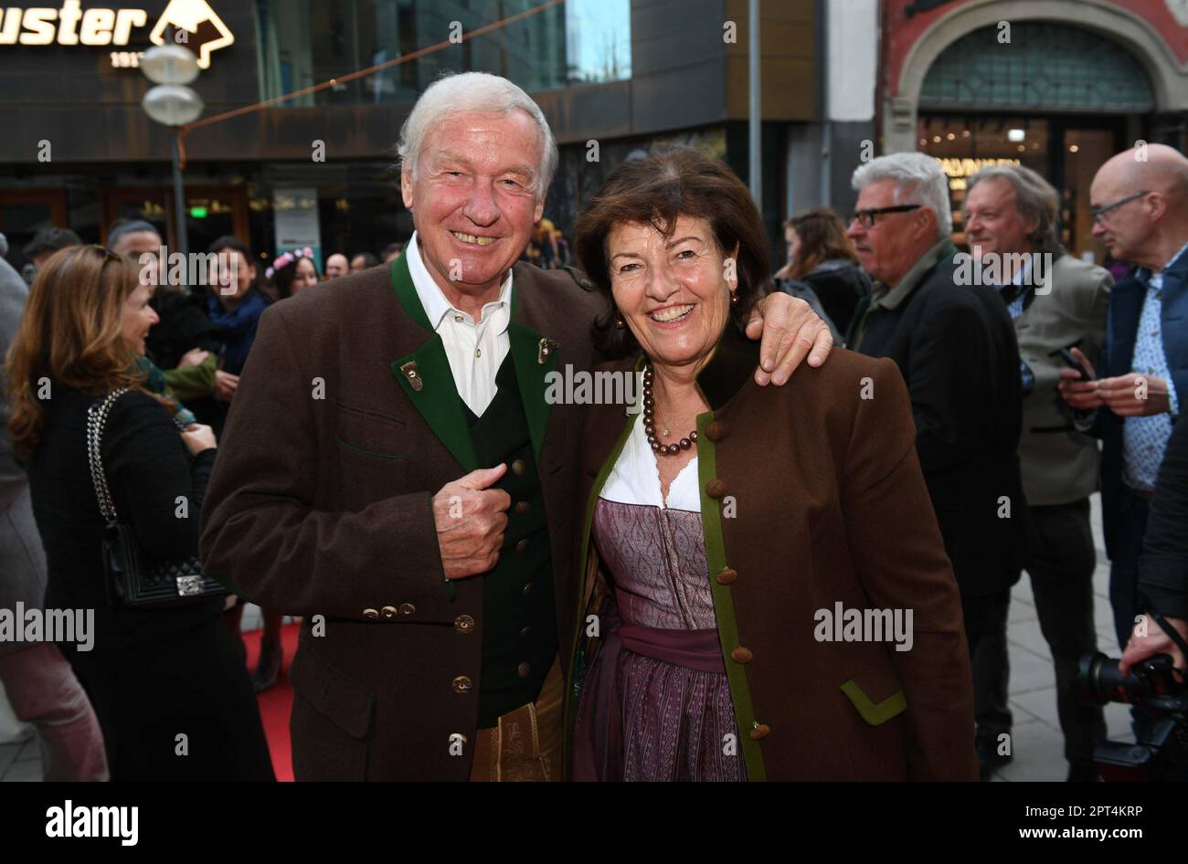 Munich, Germany. 27th Apr, 2023. The landlord of the Stranglwirt ...