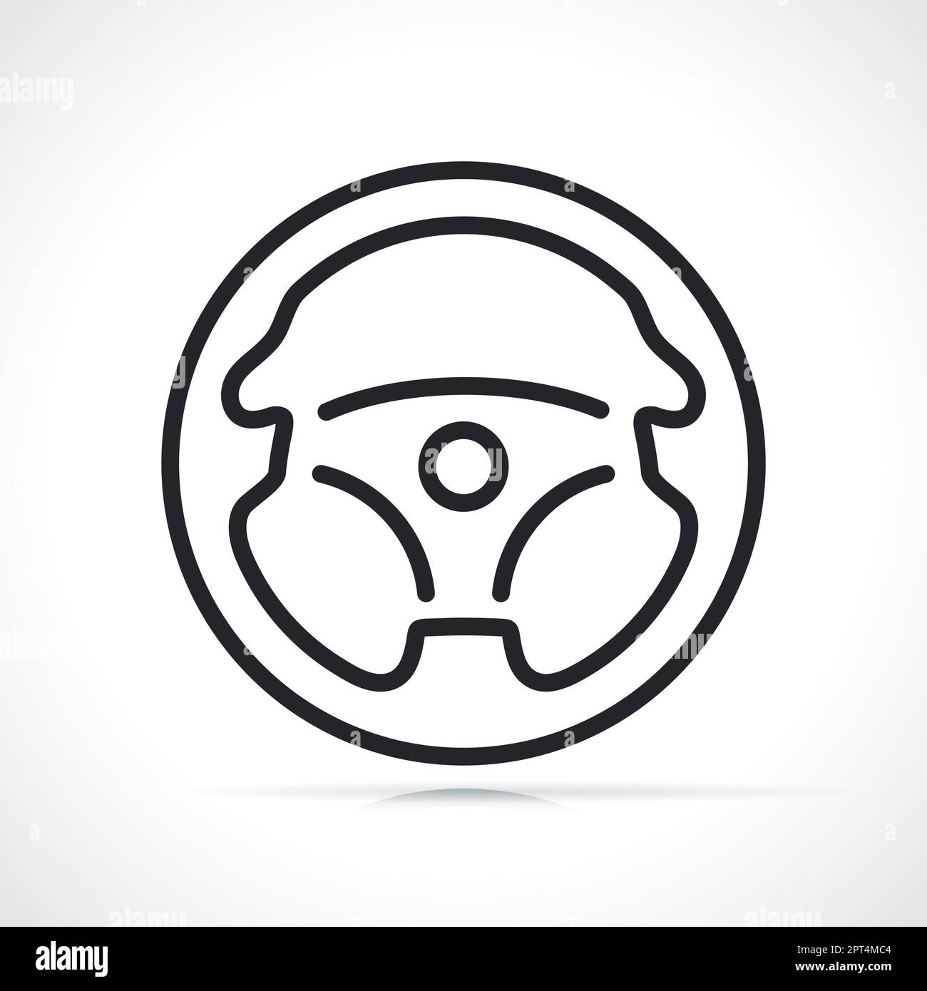 car steering wheel line icon Stock Vector Image & Art - Alamy
