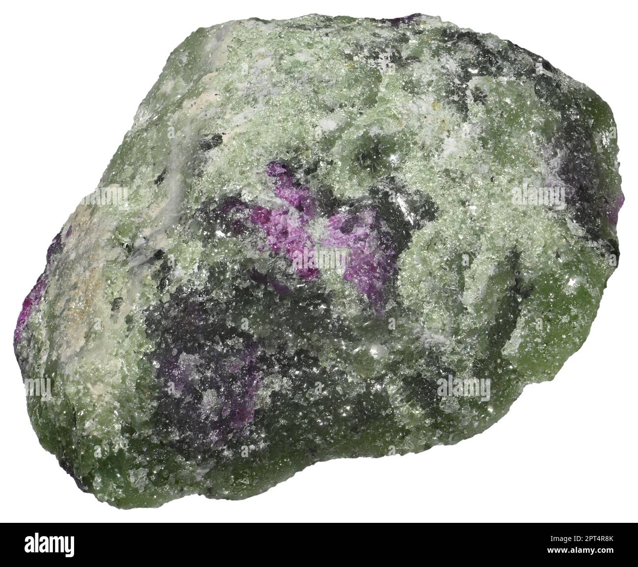 Anyolilte - metamorphic rock composed of green Zoisite, dark green ...