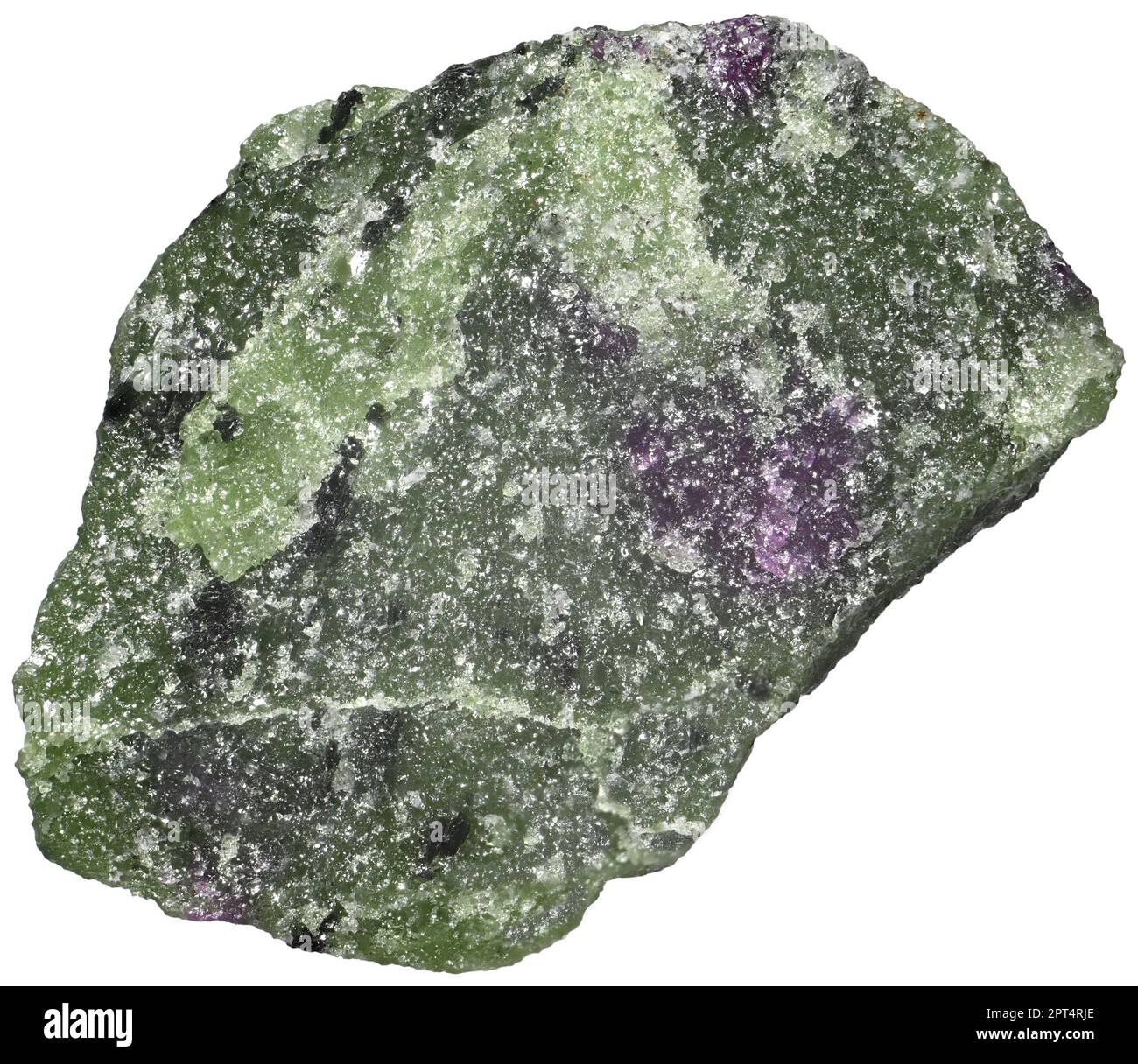 Anyolilte - metamorphic rock composed of green Zoisite, dark green ...