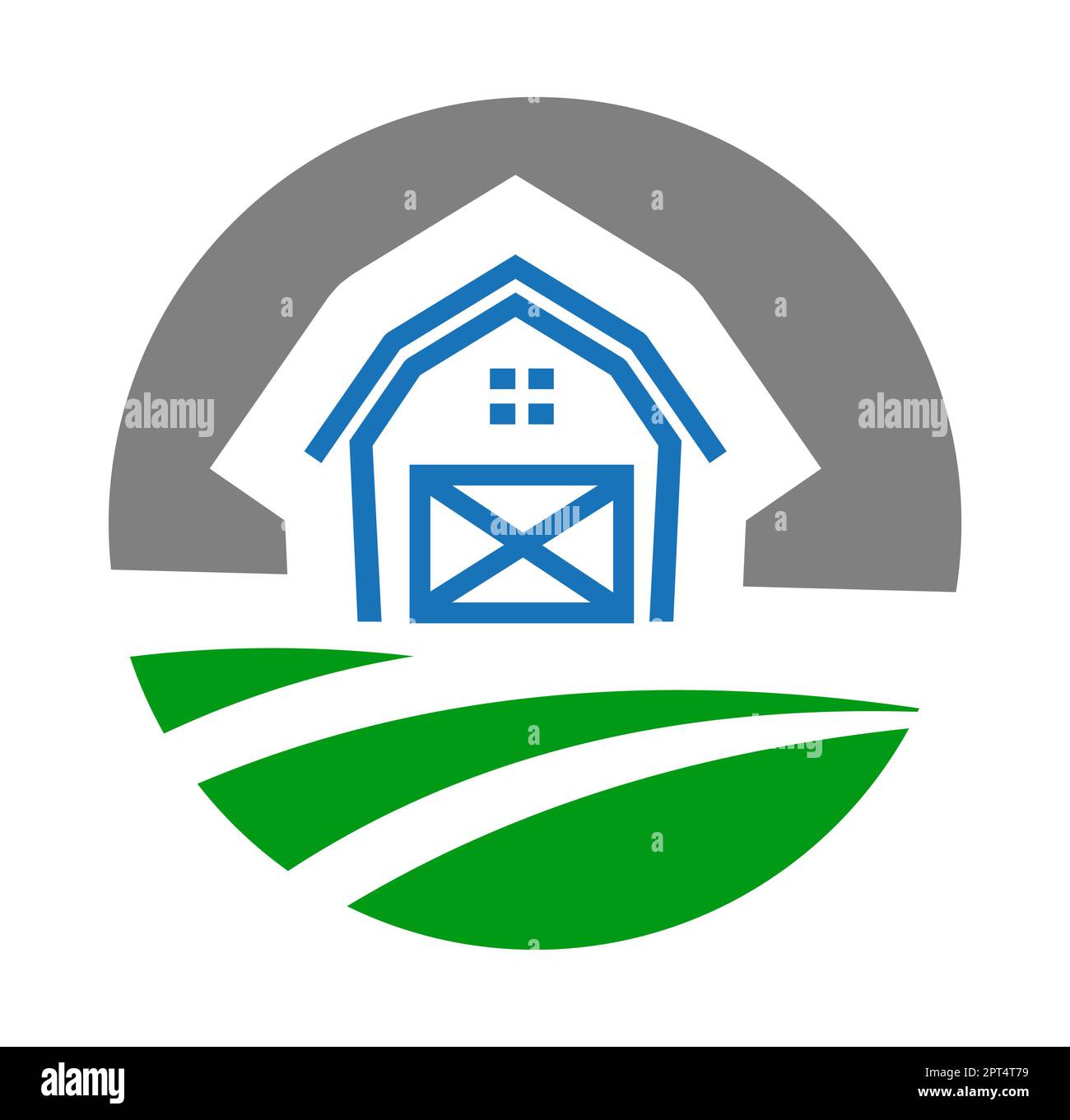 Home Farm Logo vector Icon Stock Vector Image & Art - Alamy