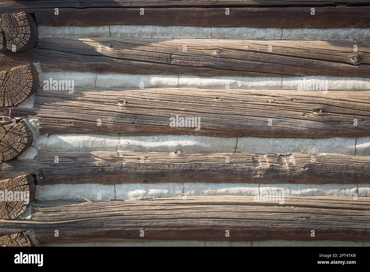 Abstract of Vintage Antique Log Cabin Wall Stock Photo - Alamy