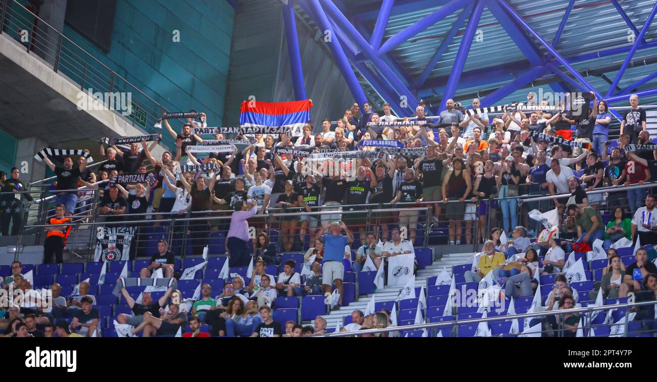 Partizan basketball fans hi-res stock photography and images - Alamy