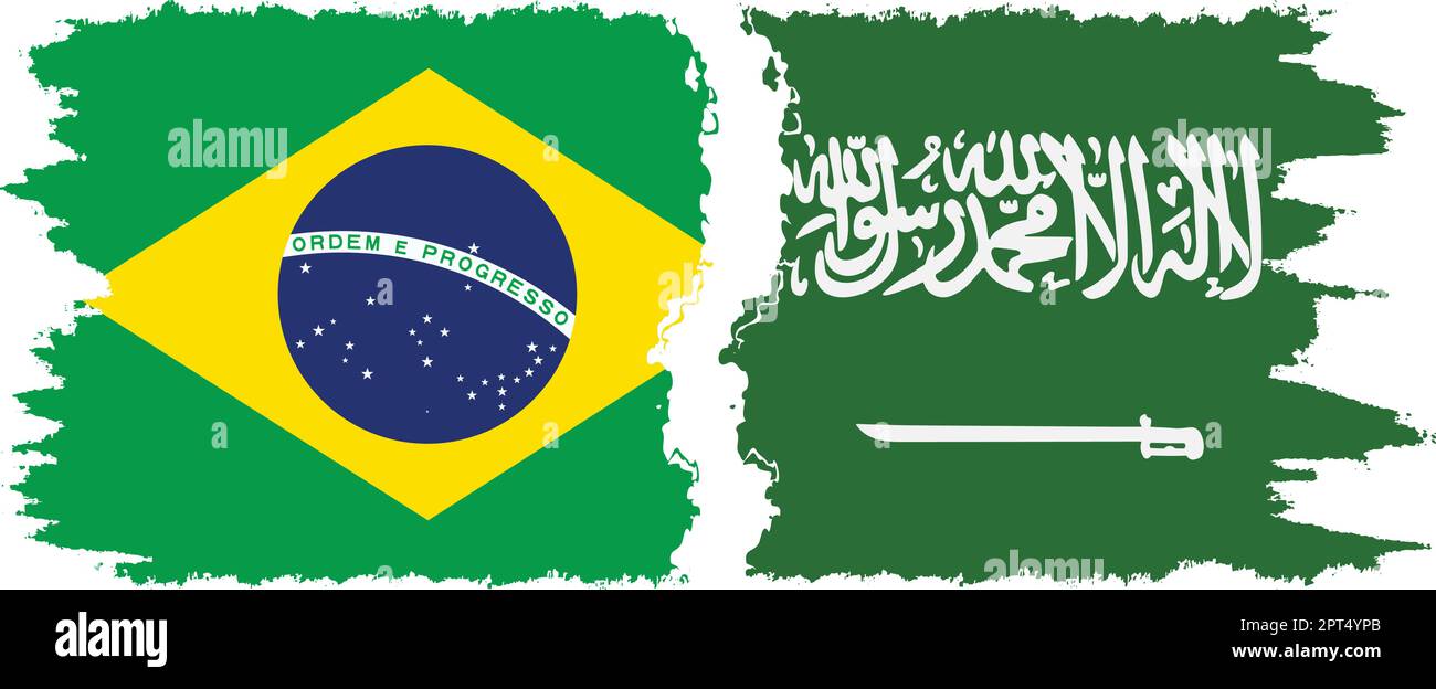 Brazil saudi arabia flag hi-res stock photography and images - Alamy