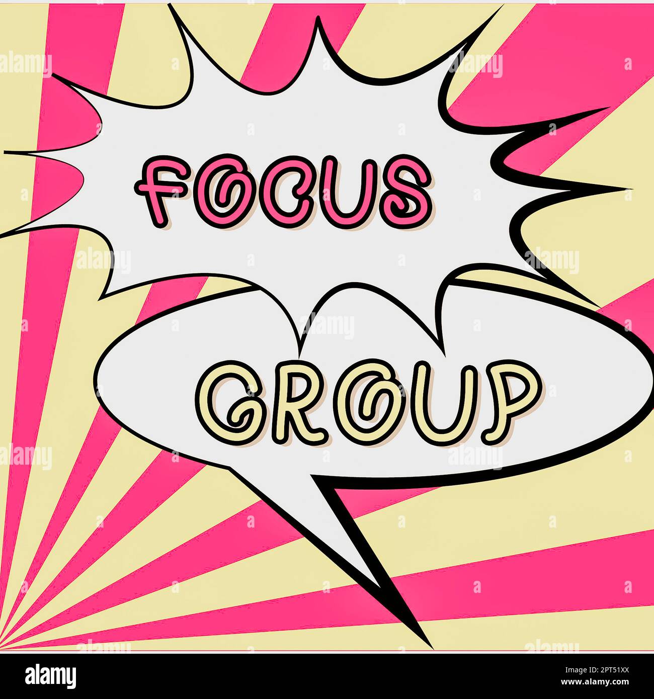 Hand writing sign Focus Group, Concept meaning showing assembled to ...