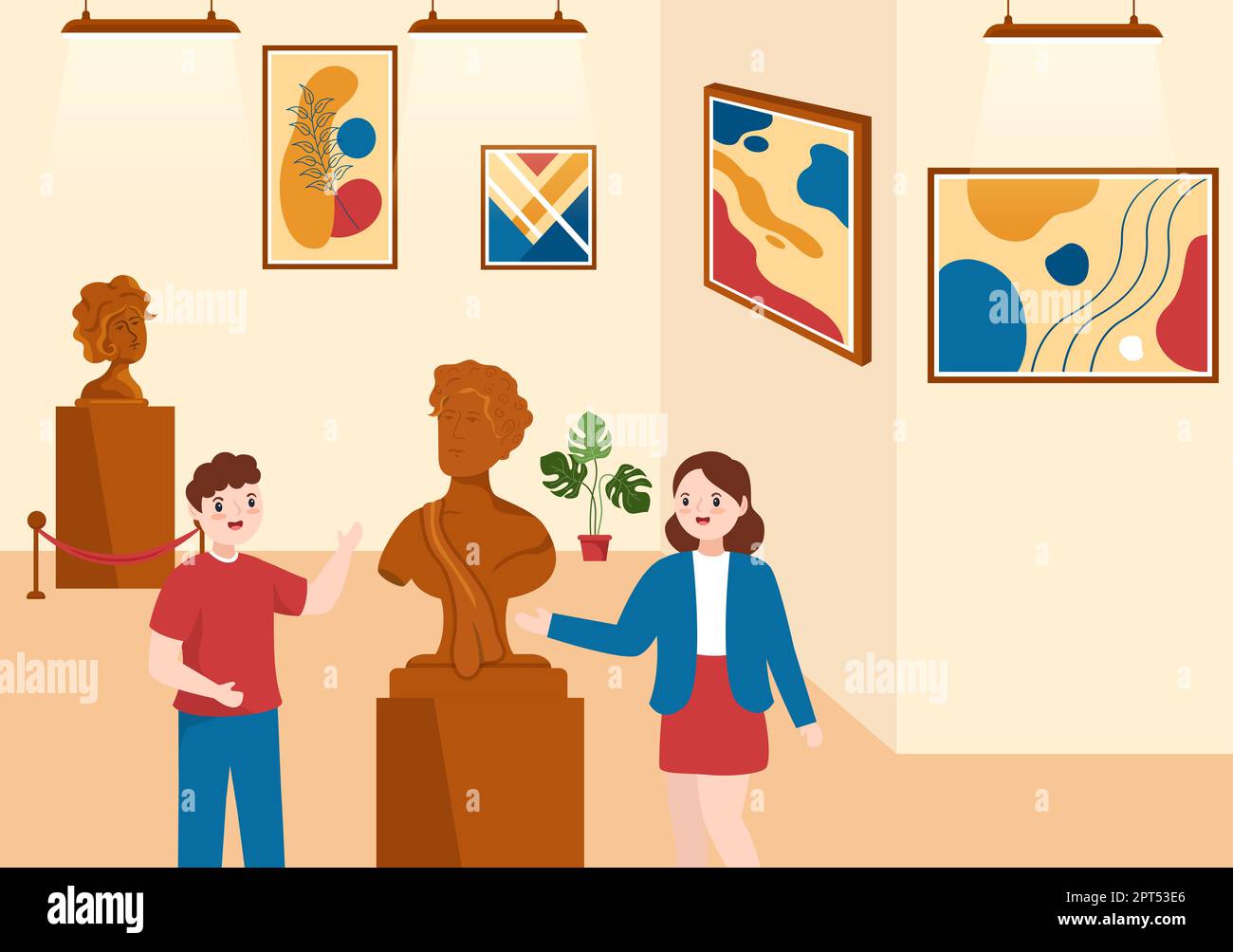 Contemporary Art Abstract Sculptures of Performance Standing in ...