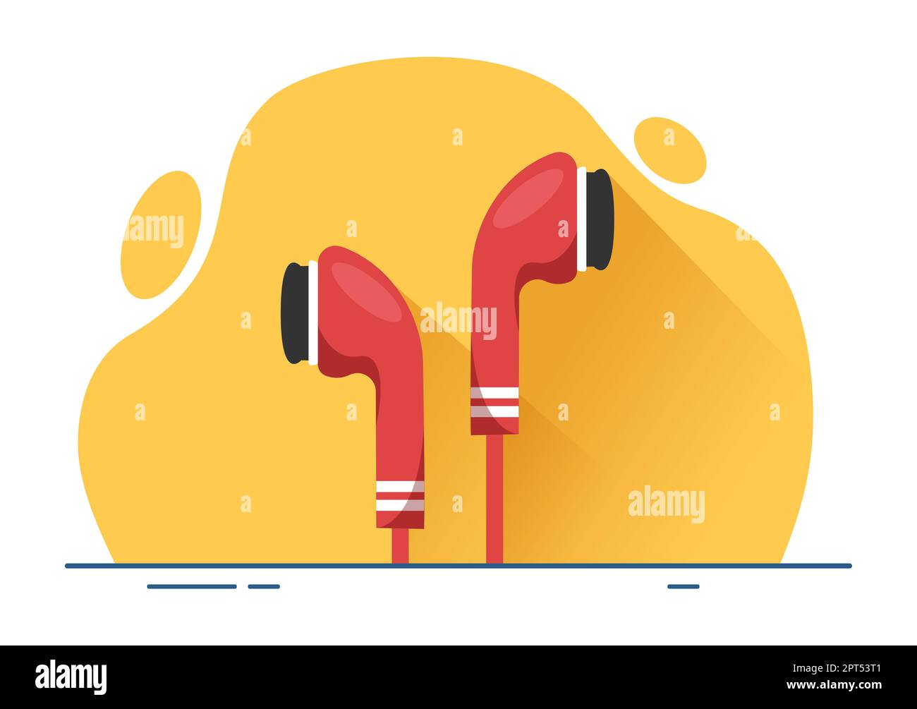 MP3 Player with Headphones, Headset and Phone of Music Listening ...