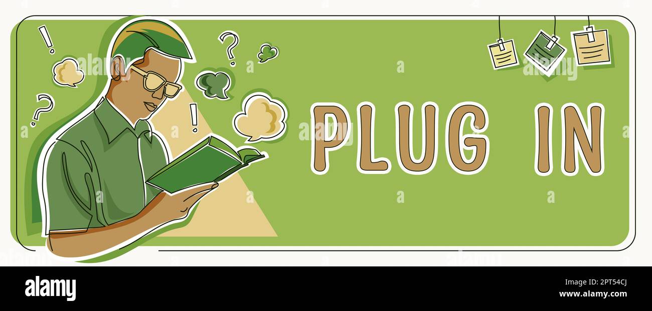 Plugging charger into wall Cut Out Stock Images & Pictures - Alamy