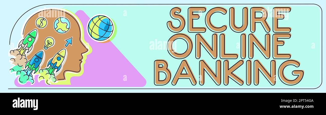Inspiration showing sign Secure Online Banking, Business showcase ...
