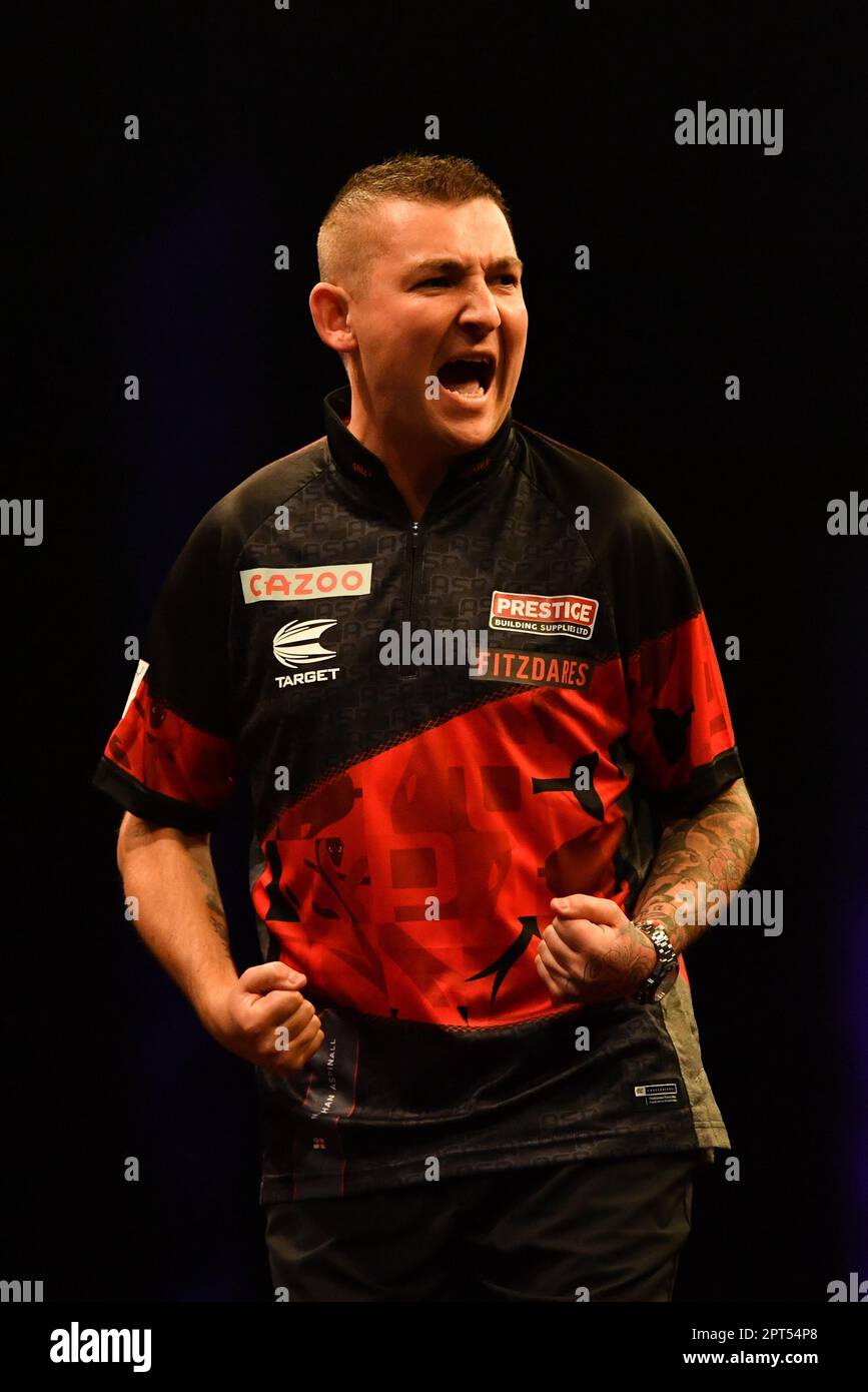 First Direct Arena, Leeds, UK. 27th Apr, 2023. 2023 PDC Cazoo Premier ...