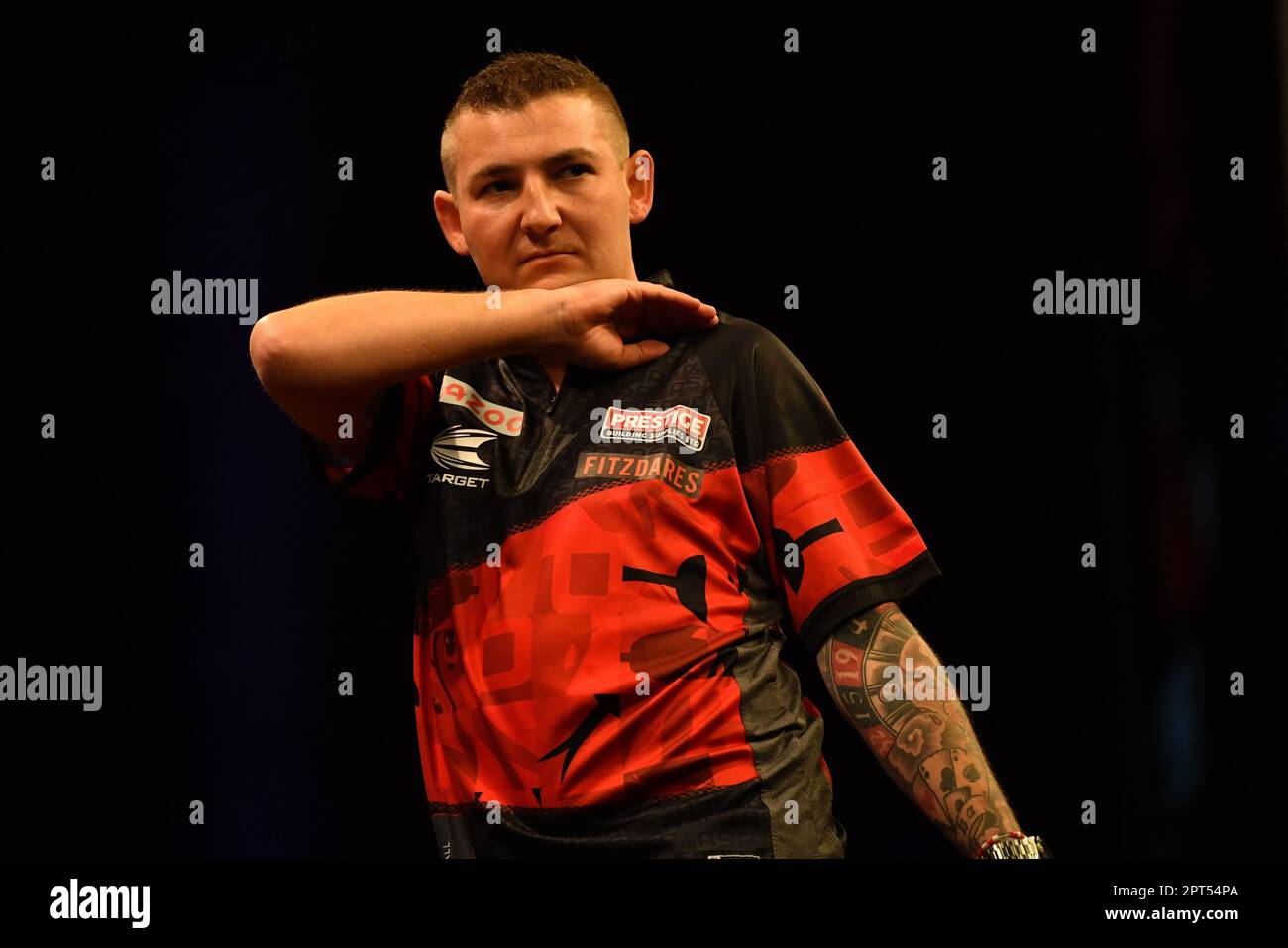 First Direct Arena, Leeds, UK. 27th Apr, 2023. 2023 PDC Cazoo Premier ...