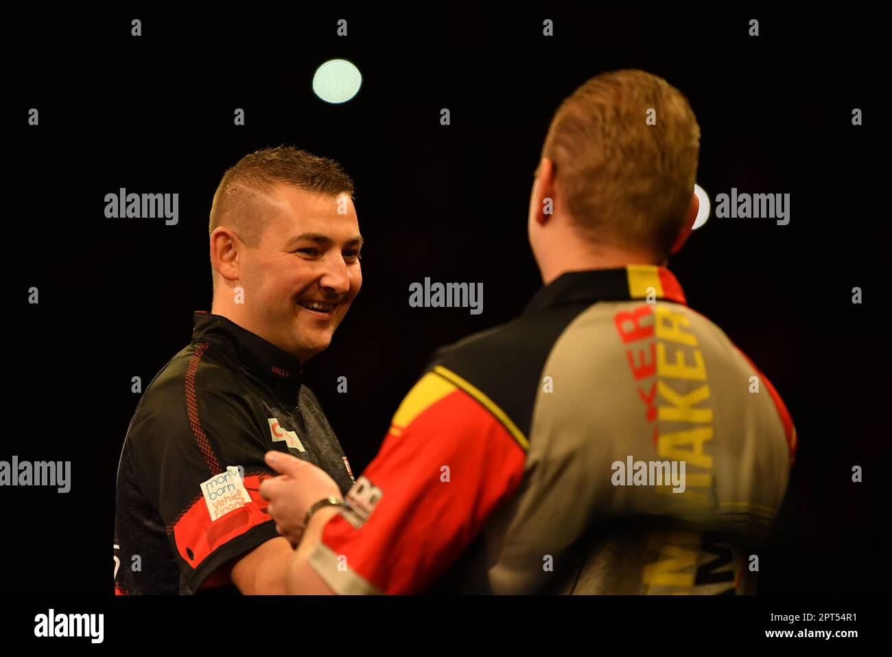 First Direct Arena, Leeds, UK. 27th Apr, 2023. 2023 PDC Cazoo Premier ...