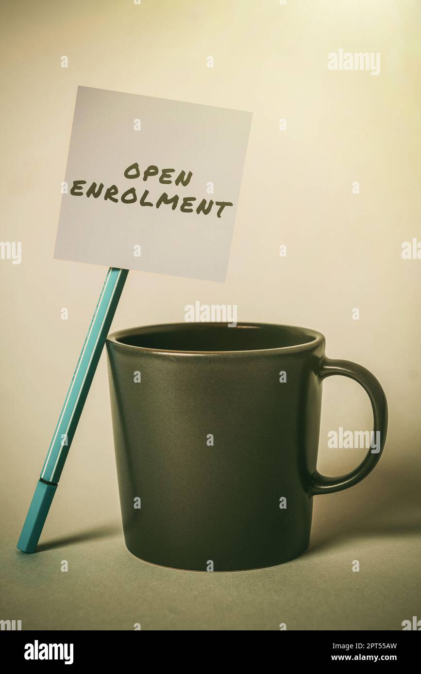 Handwriting text Open Enrolment, Business overview allows the ... Handwriting text Open Enrolment, Business overview allows the ...