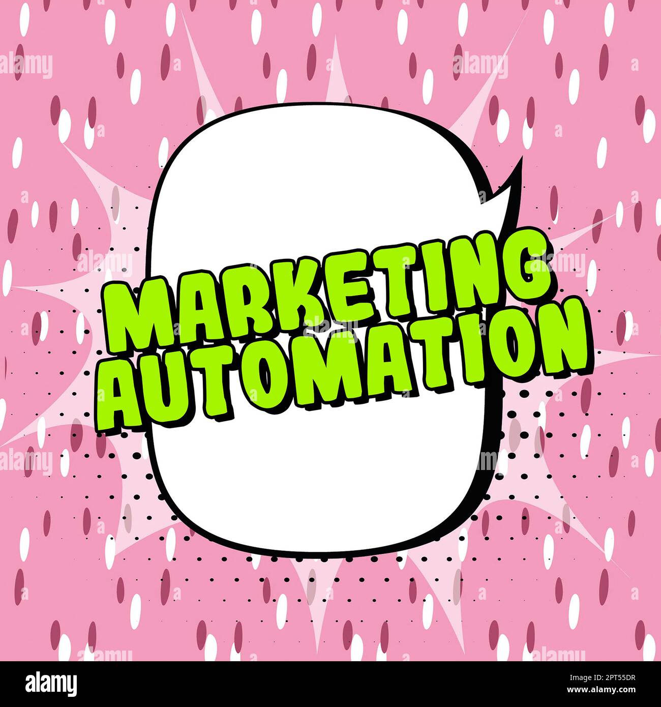 Sign displaying Marketing Automation, Business idea software platforms ...