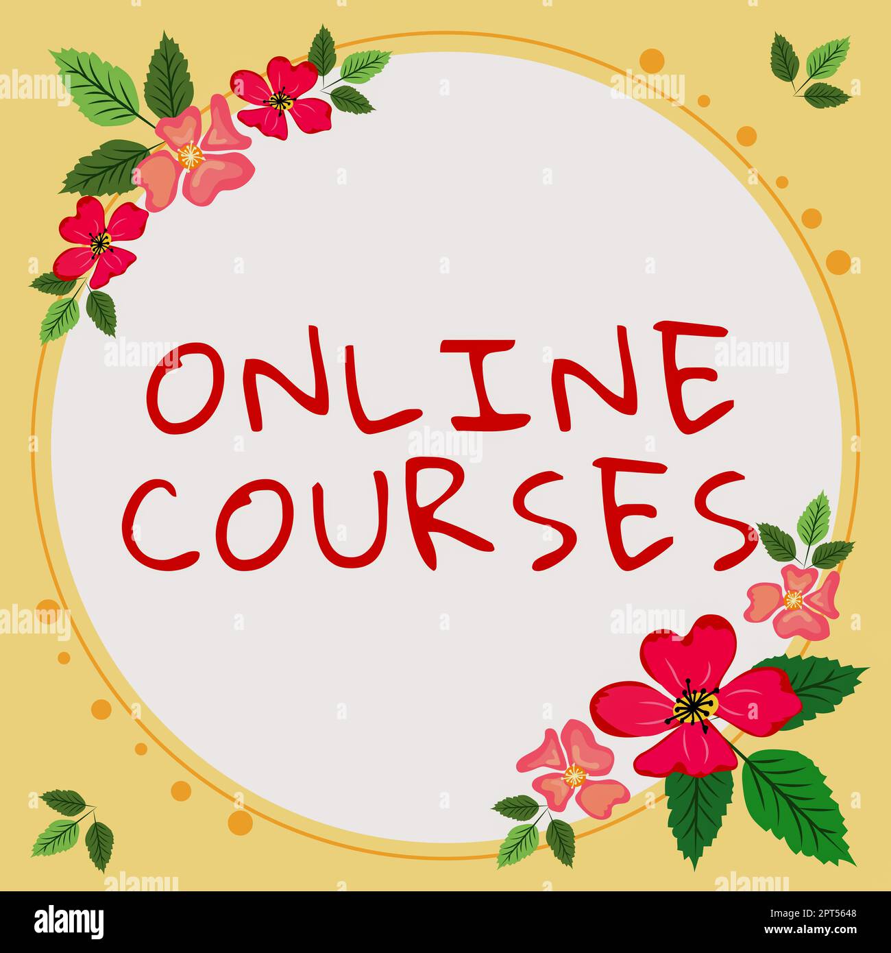 Text sign showing Online Courses, Concept meaning earning an education ...