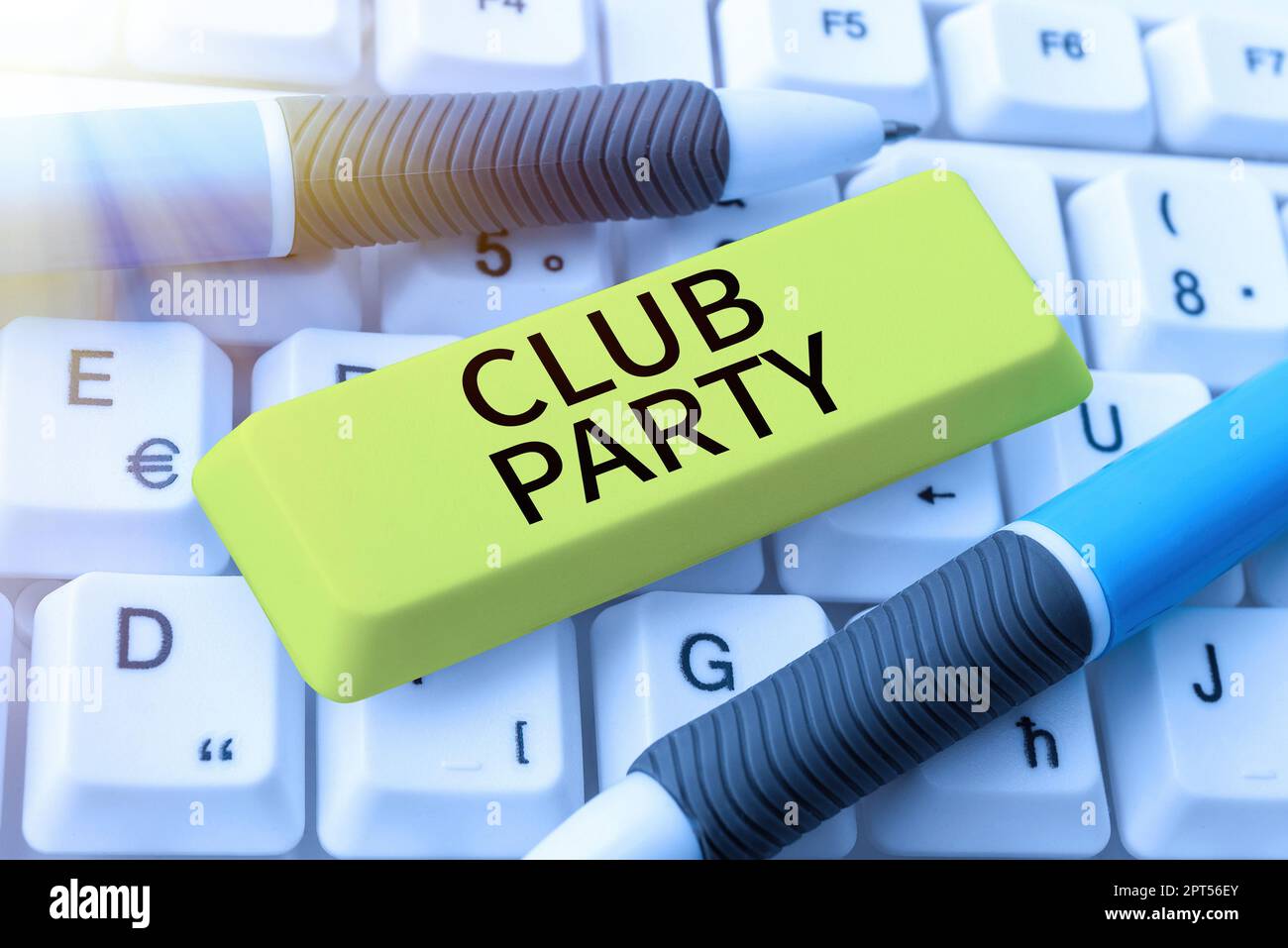 Handwriting text Club Party, Word for social gathering in a place that ...