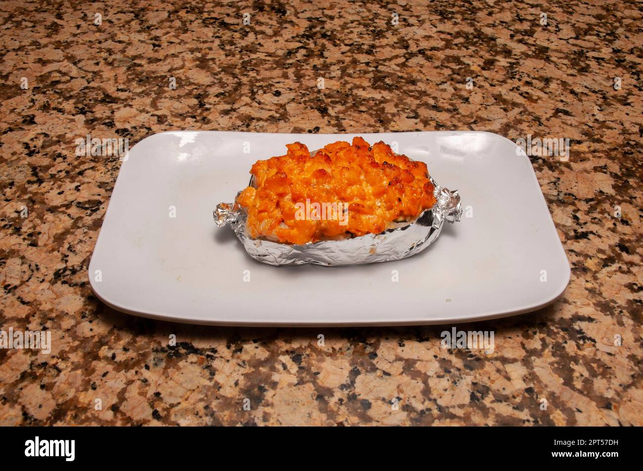 Delicious Japanese food known as volcano chicken Stock Photo - Alamy
