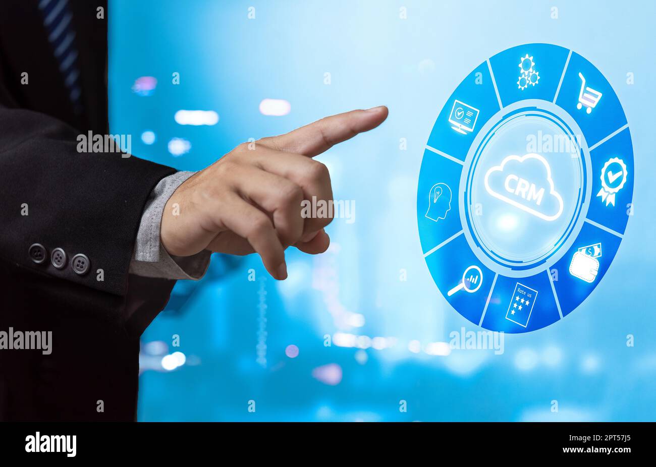 Crm interface hi-res stock photography and images - Alamy