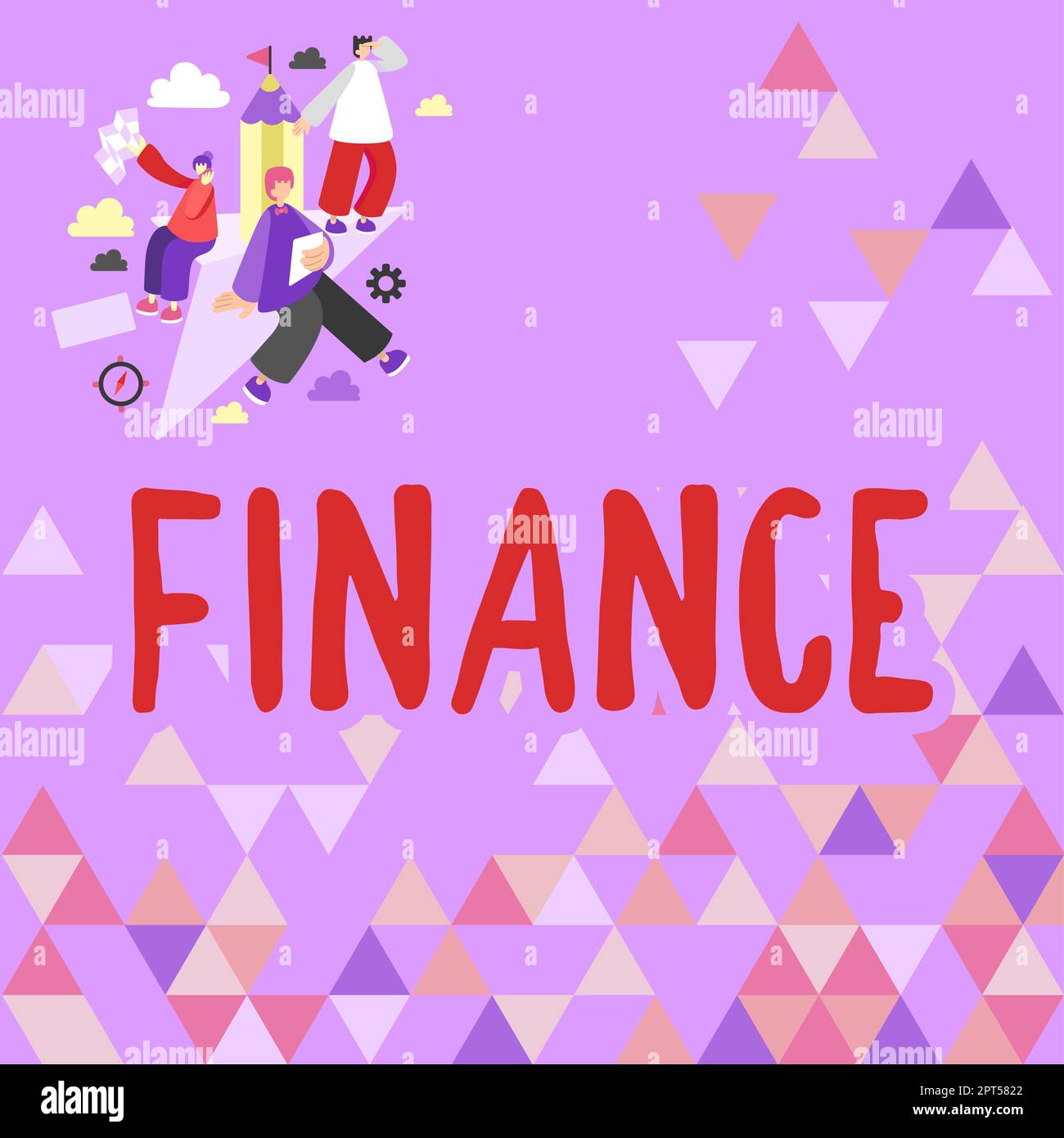 Conceptual caption Finance, Business showcase describes activities ...