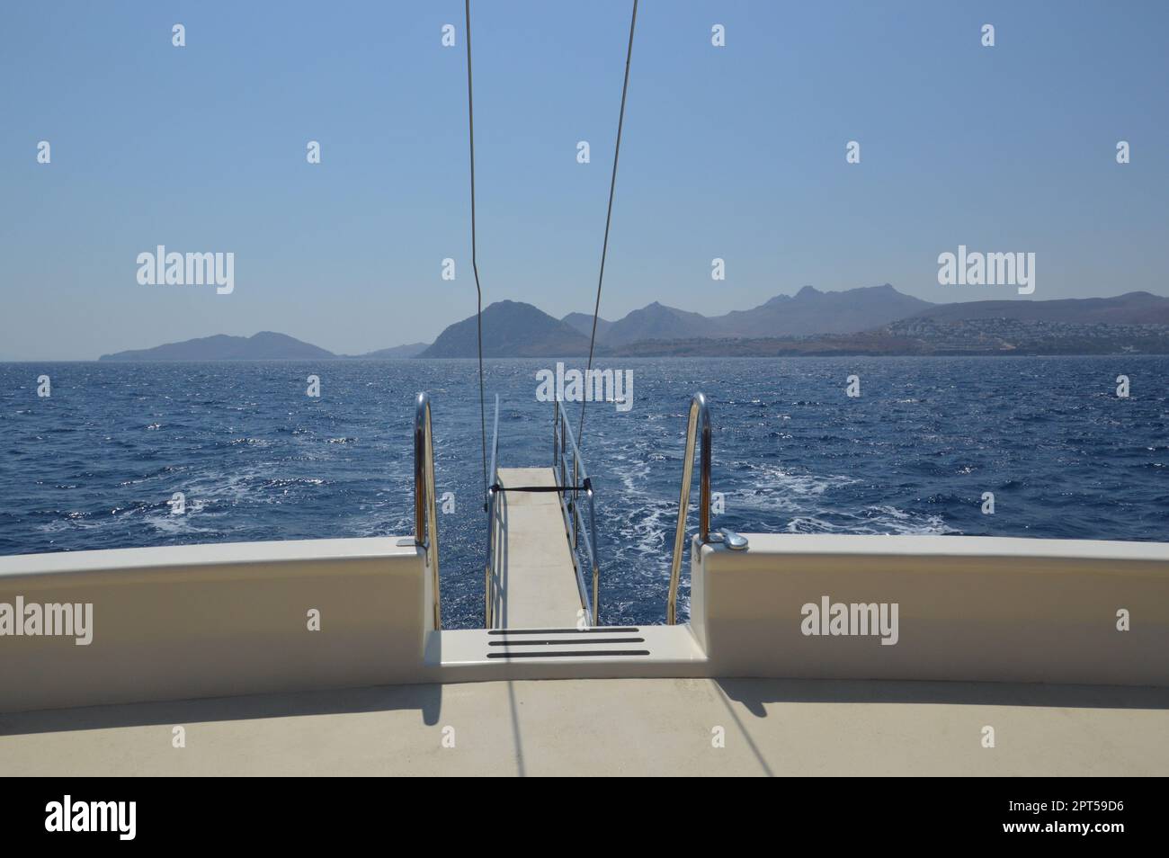 Yacht deck details and design the elements Stock Photo - Alamy