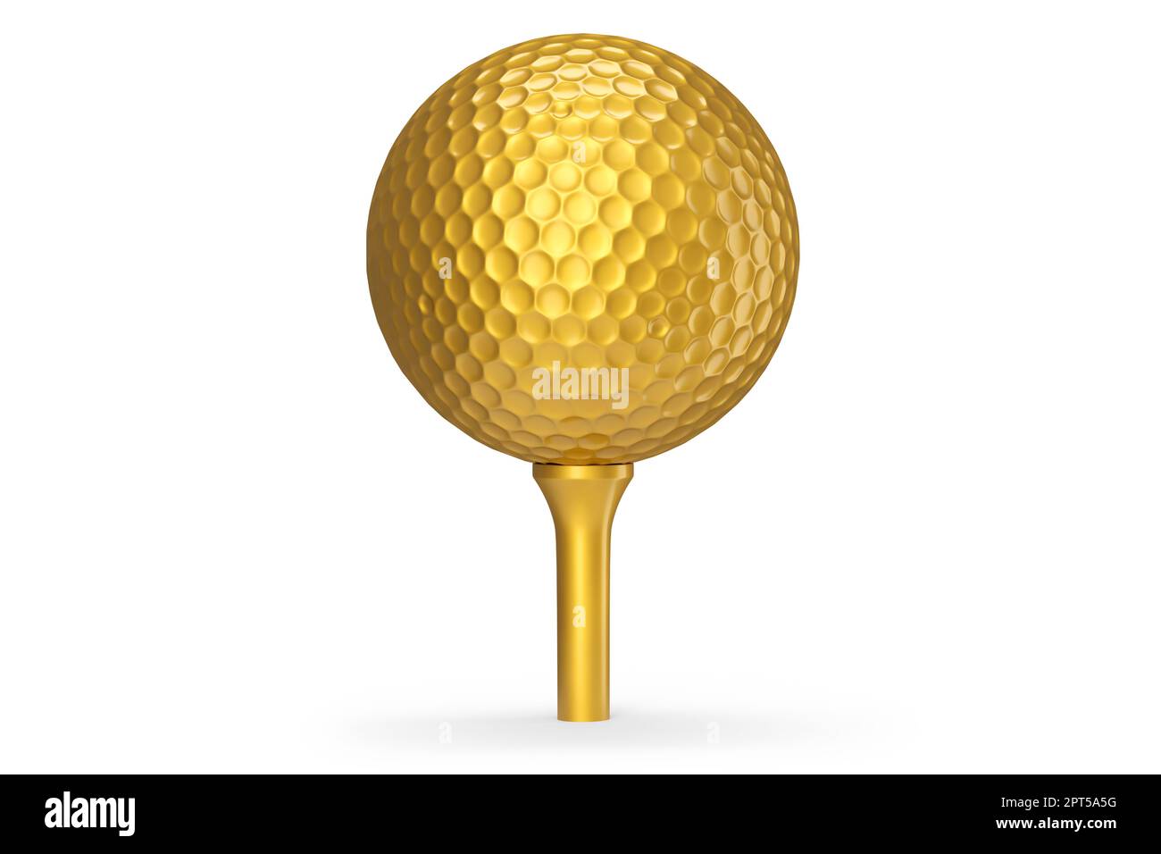 Gold golf tee Cut Out Stock Images & Pictures - Alamy