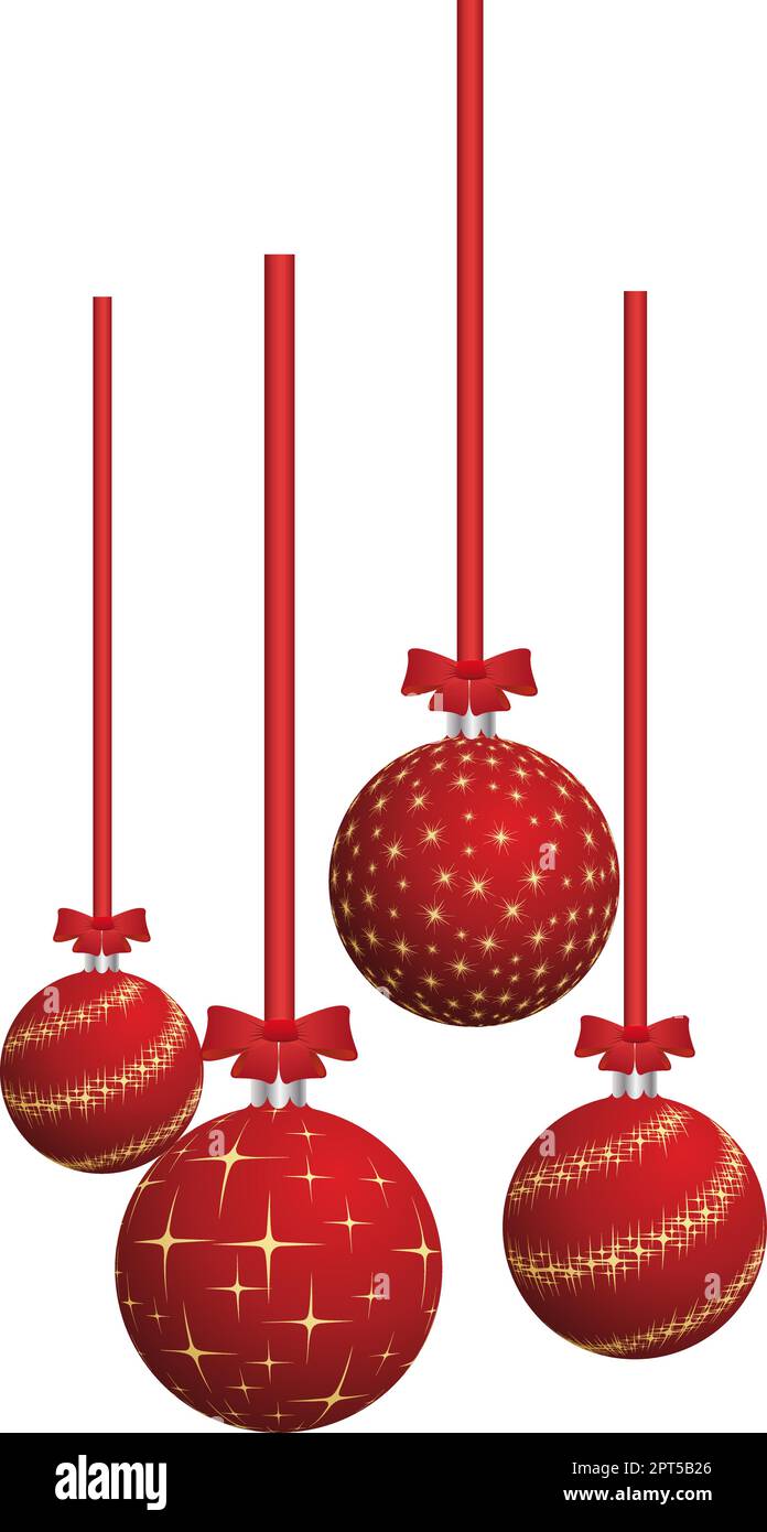 Ribbon Ball Christmas Element Stock Vector Image & Art - Alamy