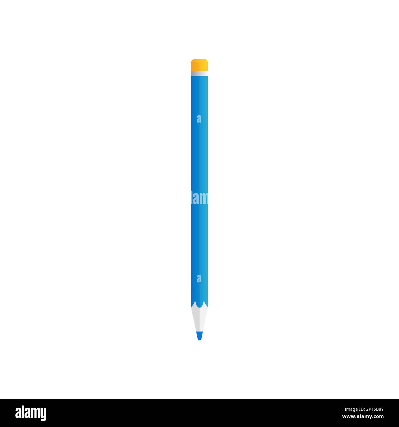 Blue pencil drawing information Cut Out Stock Images & Pictures - Alamy