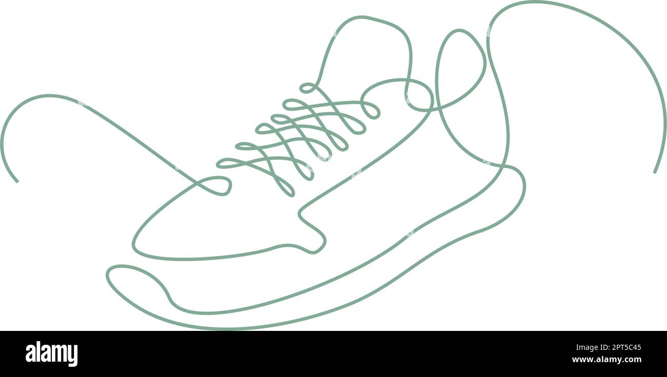 Shoes line art design Stock Vector Image & Art - Alamy