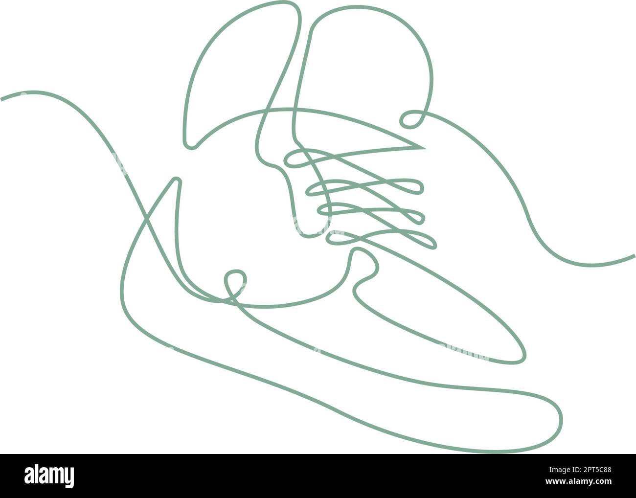 Shoes line art design Stock Vector Image & Art - Alamy