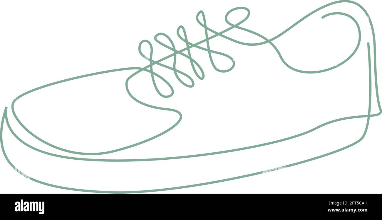 Shoes line art design Stock Vector Image & Art - Alamy