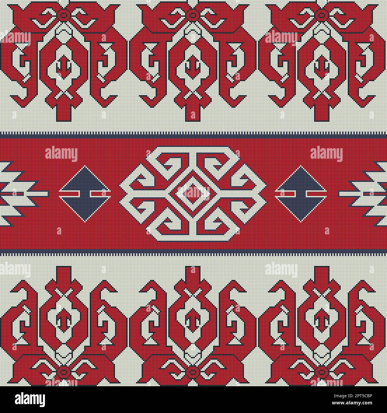 Kilim pattern 32 Stock Vector Image & Art - Alamy