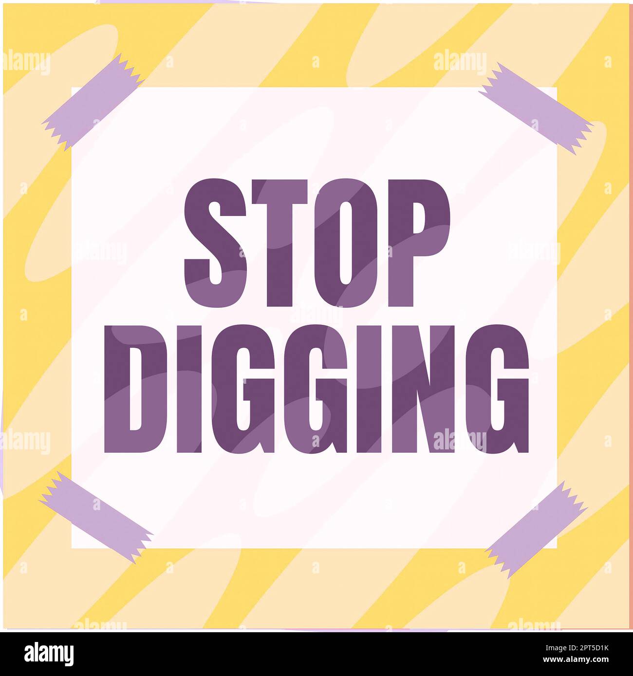Inspiration showing sign Stop Digging, Word for Prevent Illegal ...
