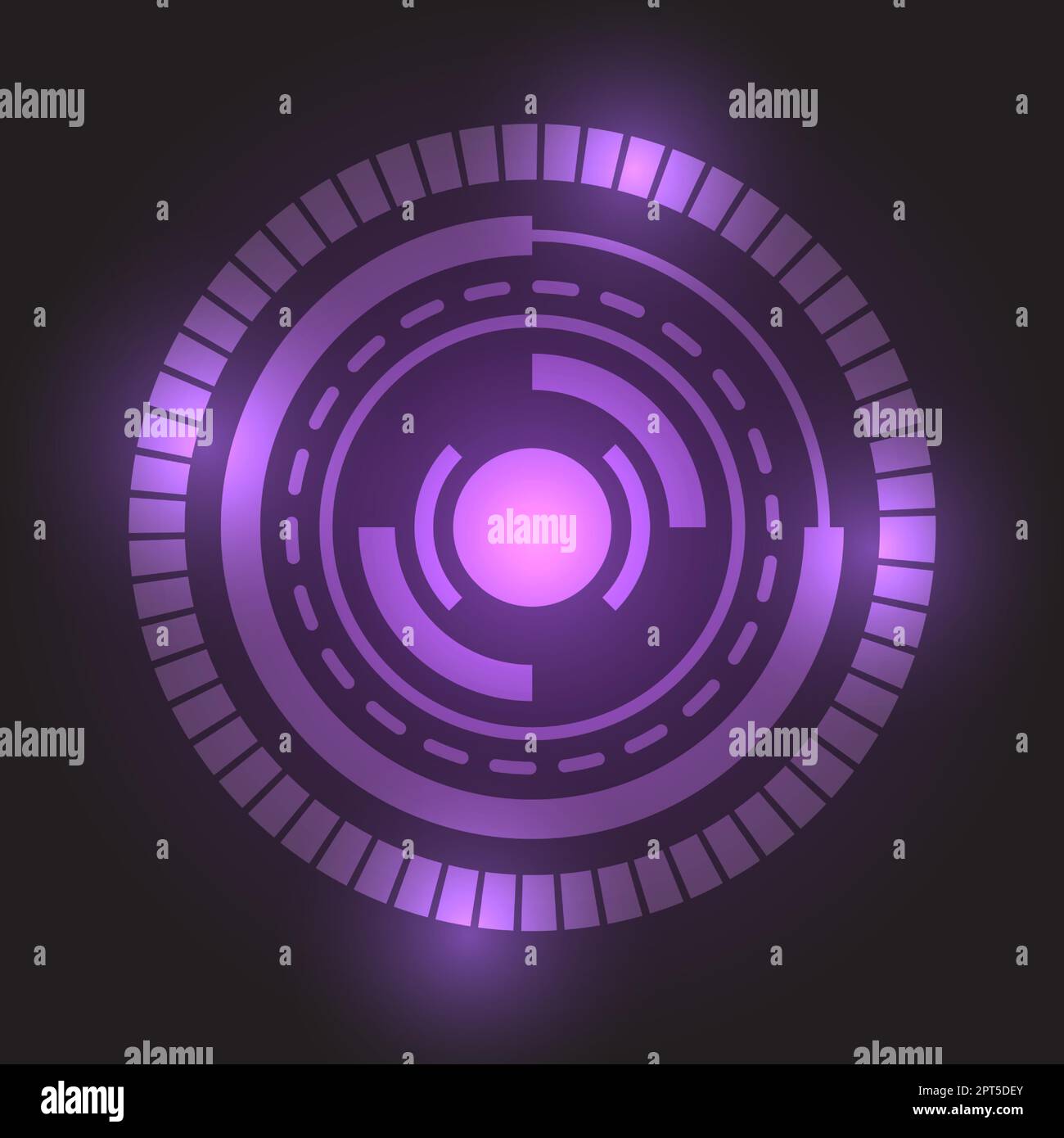 Abstract technology with Hi-tech violet background Stock Vector Image ...