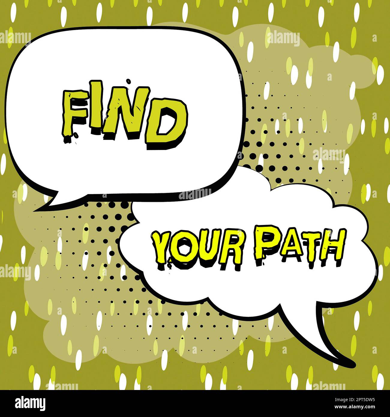 Text sign showing Find Your Path, Word for Search for a way to success ...