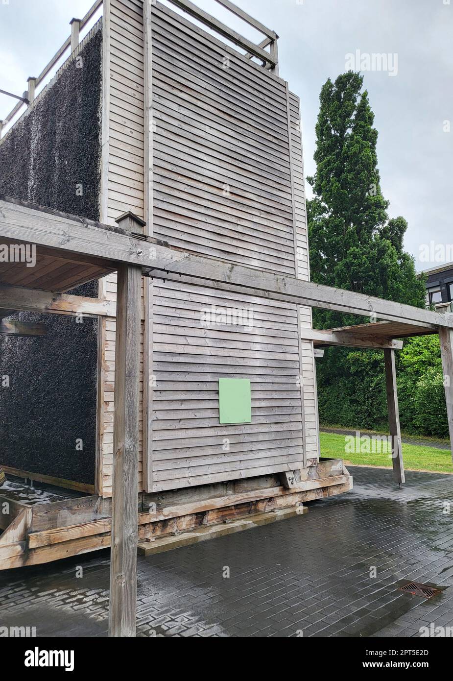 Graduation tower, graduation building, saltworks in Xanten Stock Photo ...