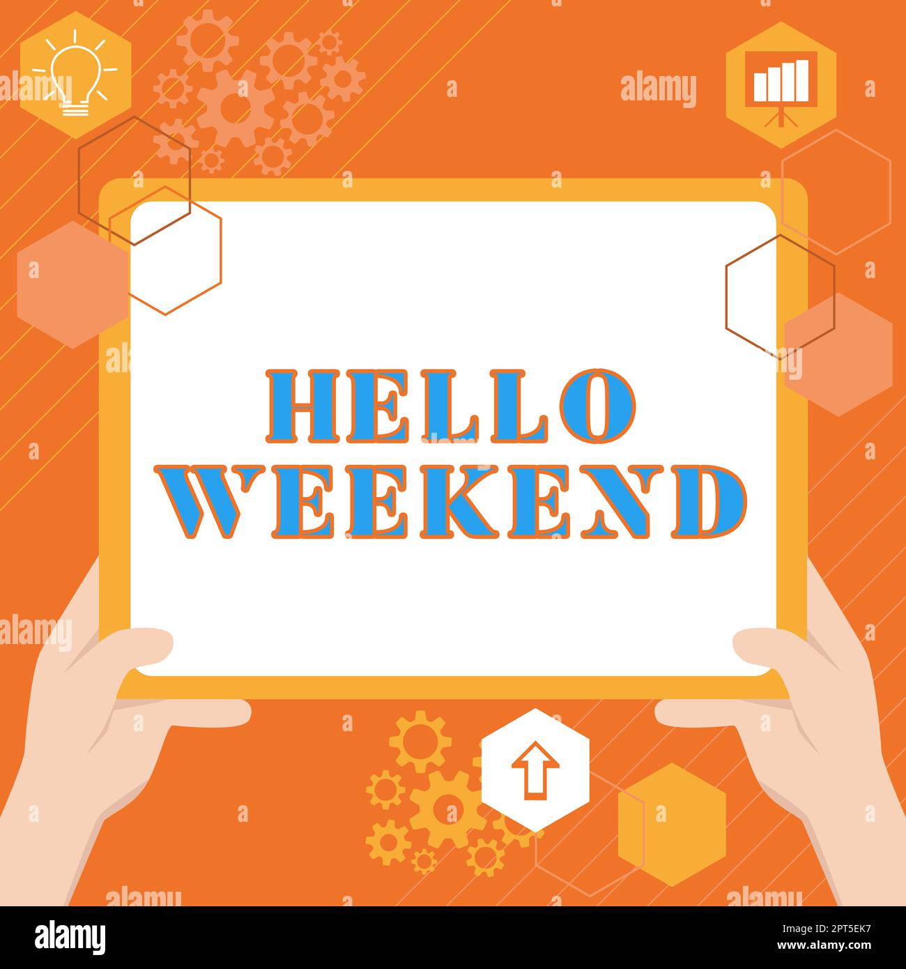 Inspiration showing sign Hello Weekend, Conceptual photo Getaway ...