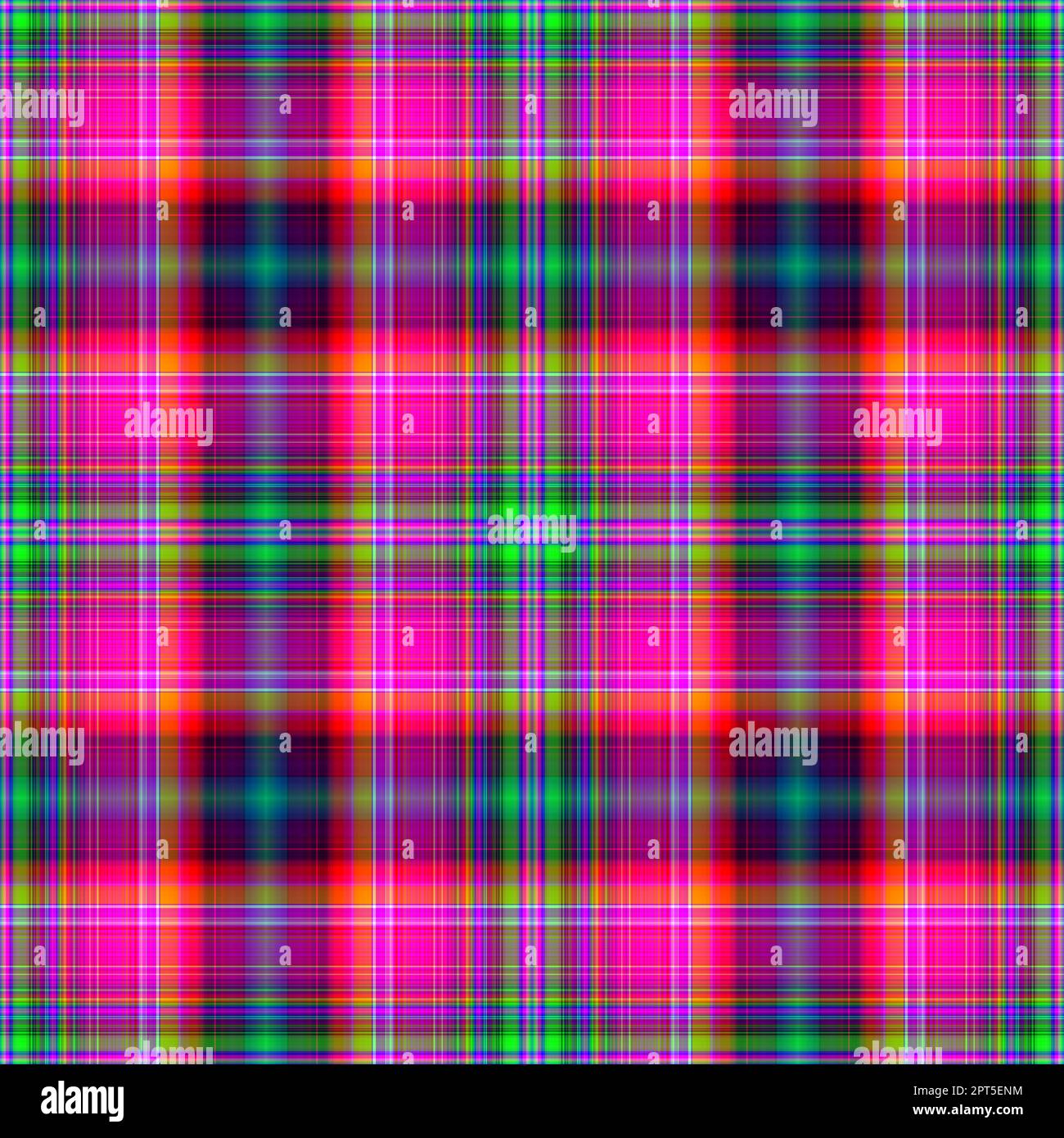 Vintage tartan pattern in vaporwave colorful style. Vintage 80s plaid ...