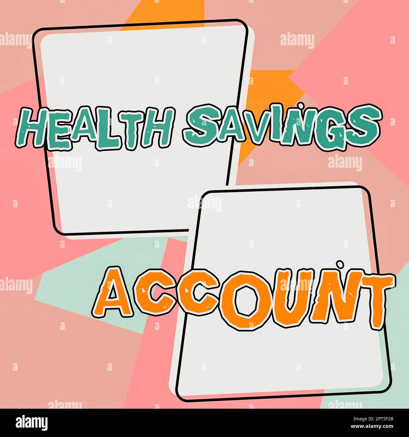 Conceptual caption Health Savings Account, Word Written on users with ... Conceptual caption Health Savings Account, Word Written on users with ...