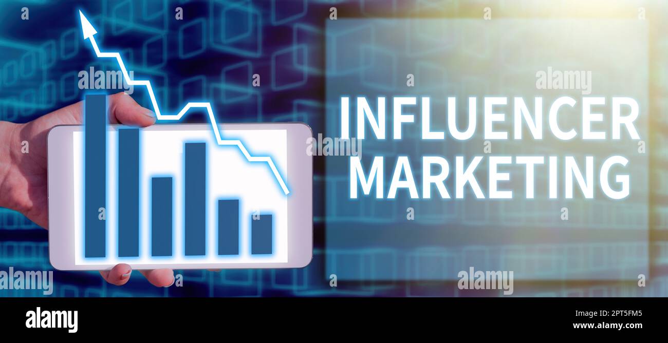 Writing displaying text Influencer Marketing, Word Written on Endorser ...