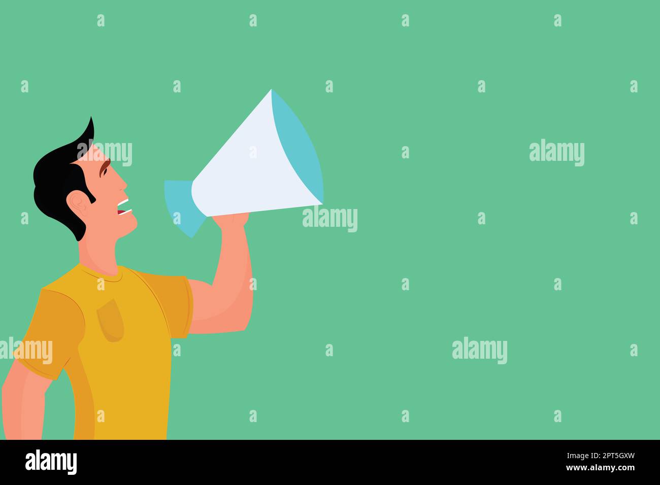 Flat design business Vector Illustration Empty template Layout for ...