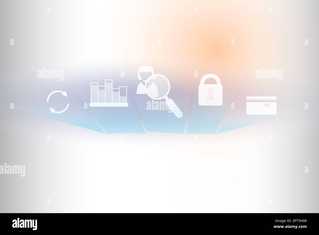 Picture illustration system network scheme modern technology smart ...