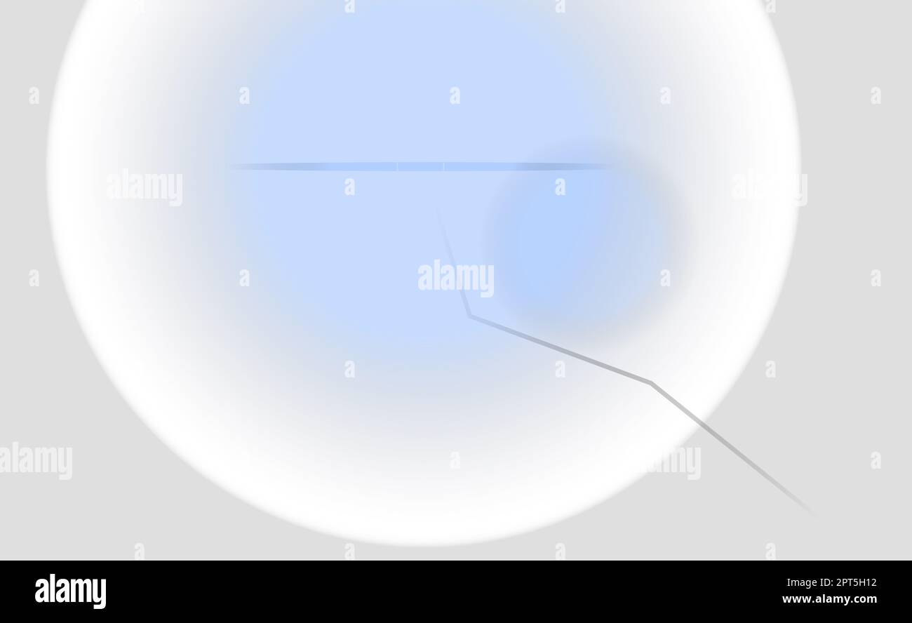 Lines and soft coloured cylinder in the inner side of huge circular ...