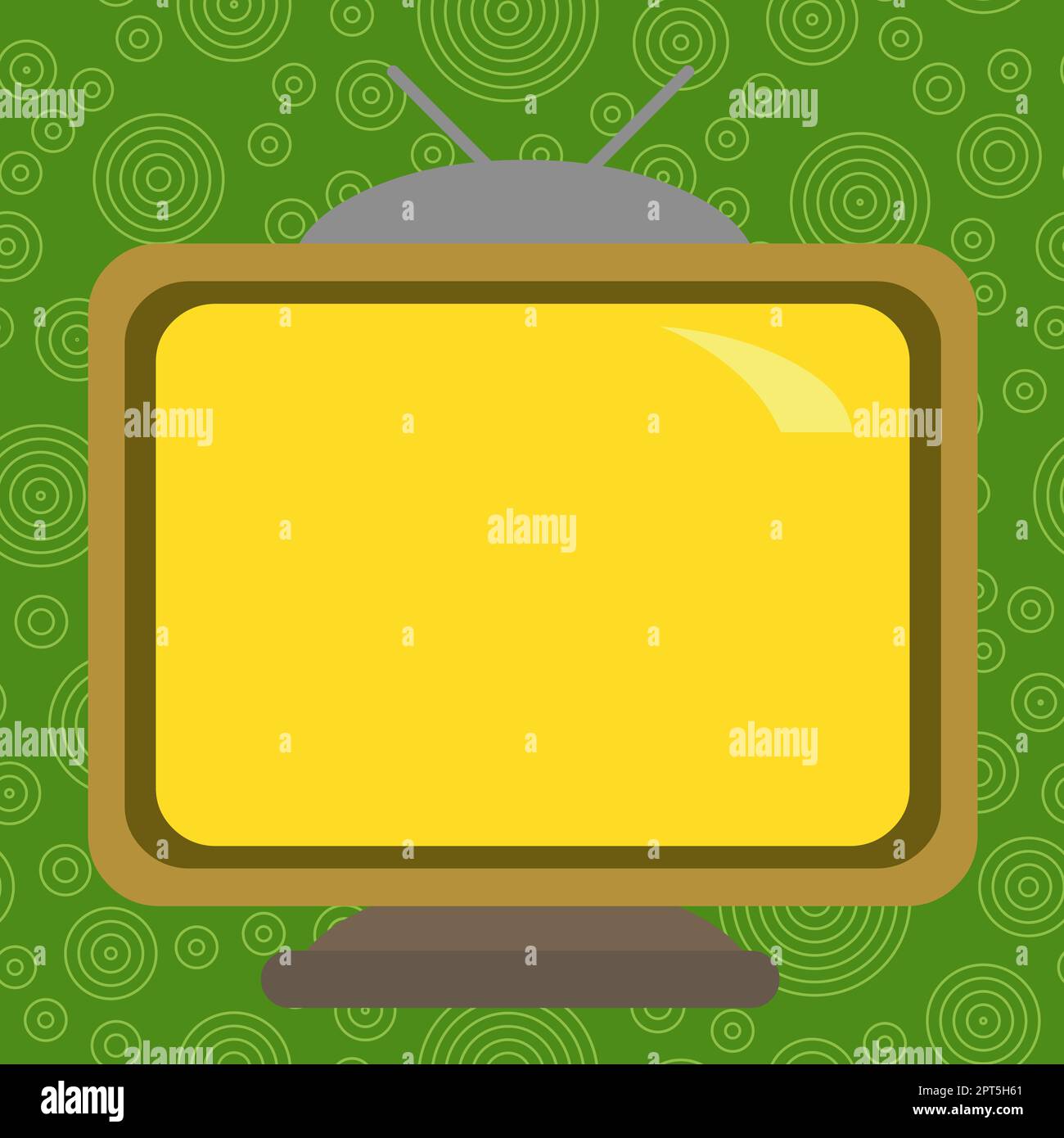 Square rectangle old multicoloured painting television picture wood ...